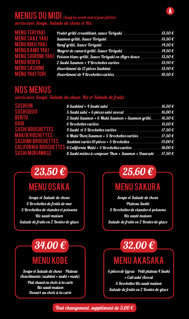 AKASAKA – Restaurant Japonais à Saint ALBAN